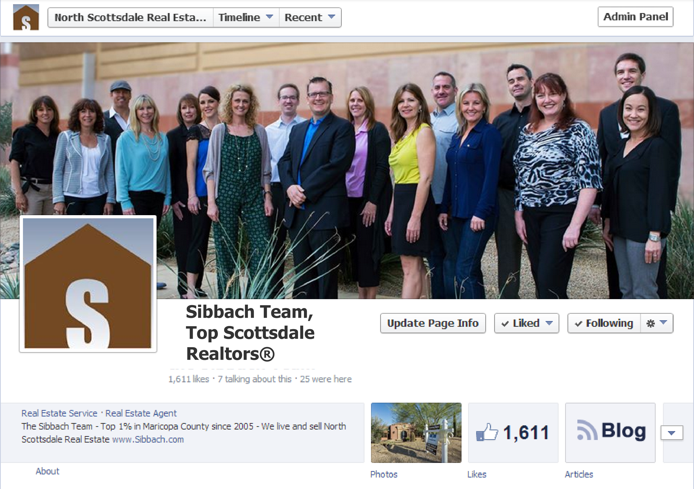 Facebook Page Name: Sibbach Team, Top Real Estate Agents