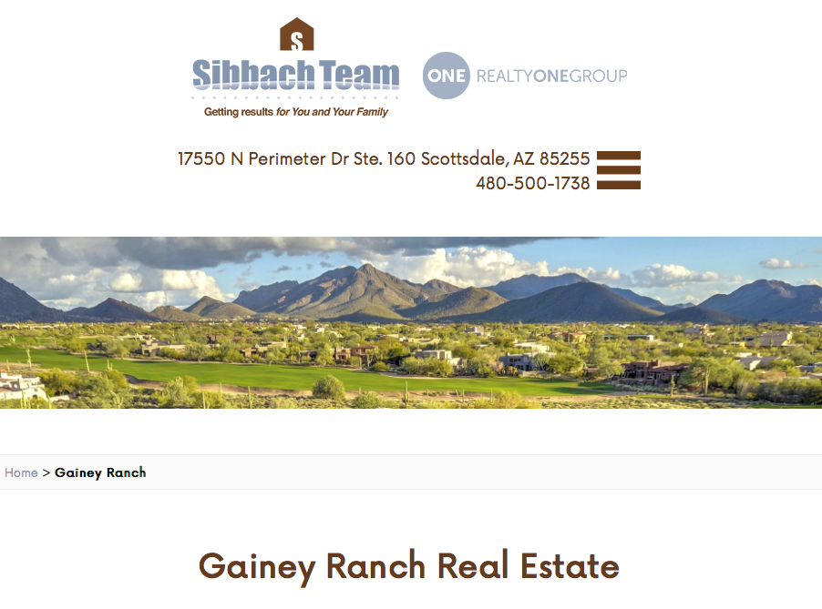 Gainey Ranch • Sibbach.com